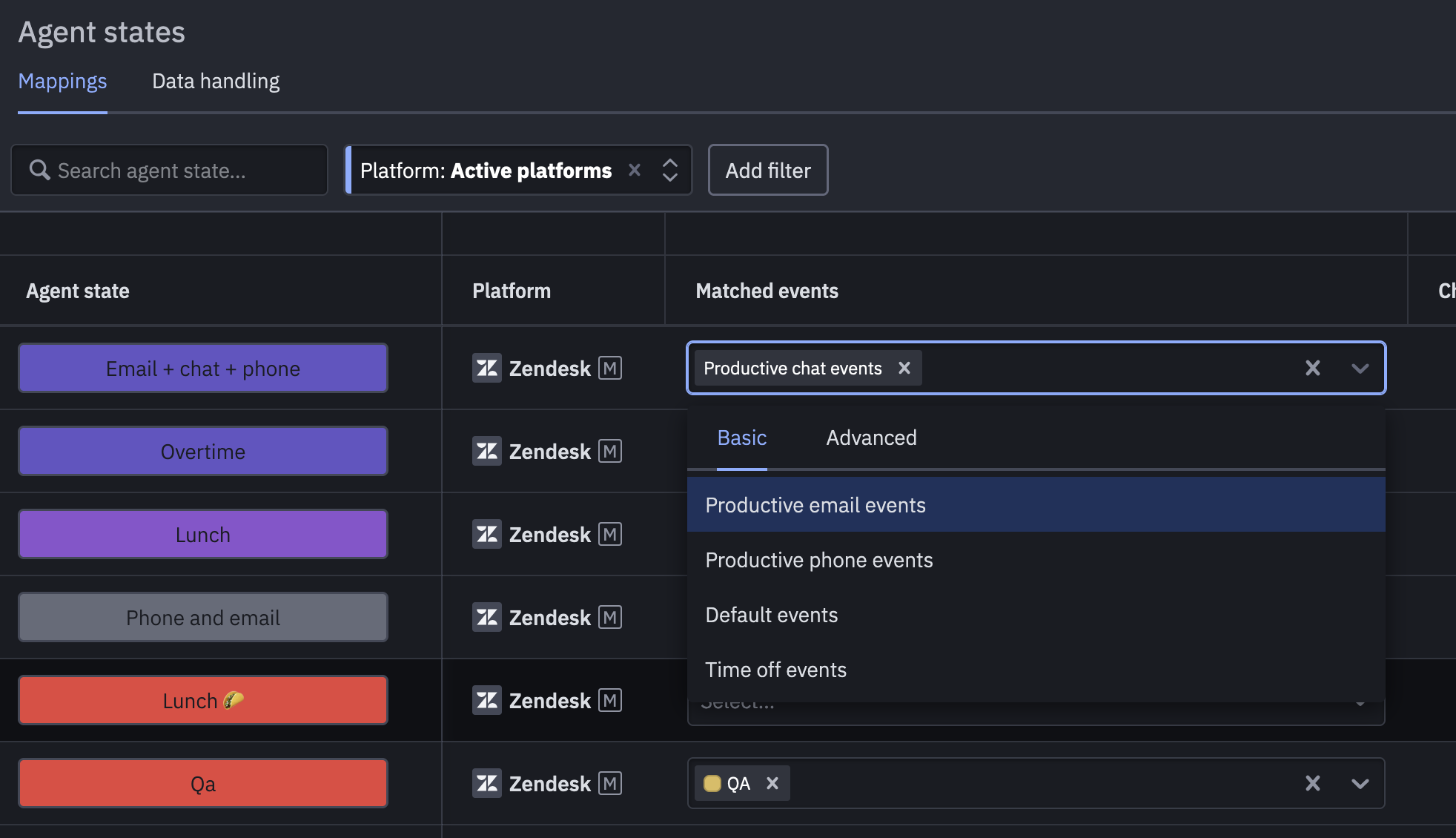 Configuring agent state mappings – Assembled