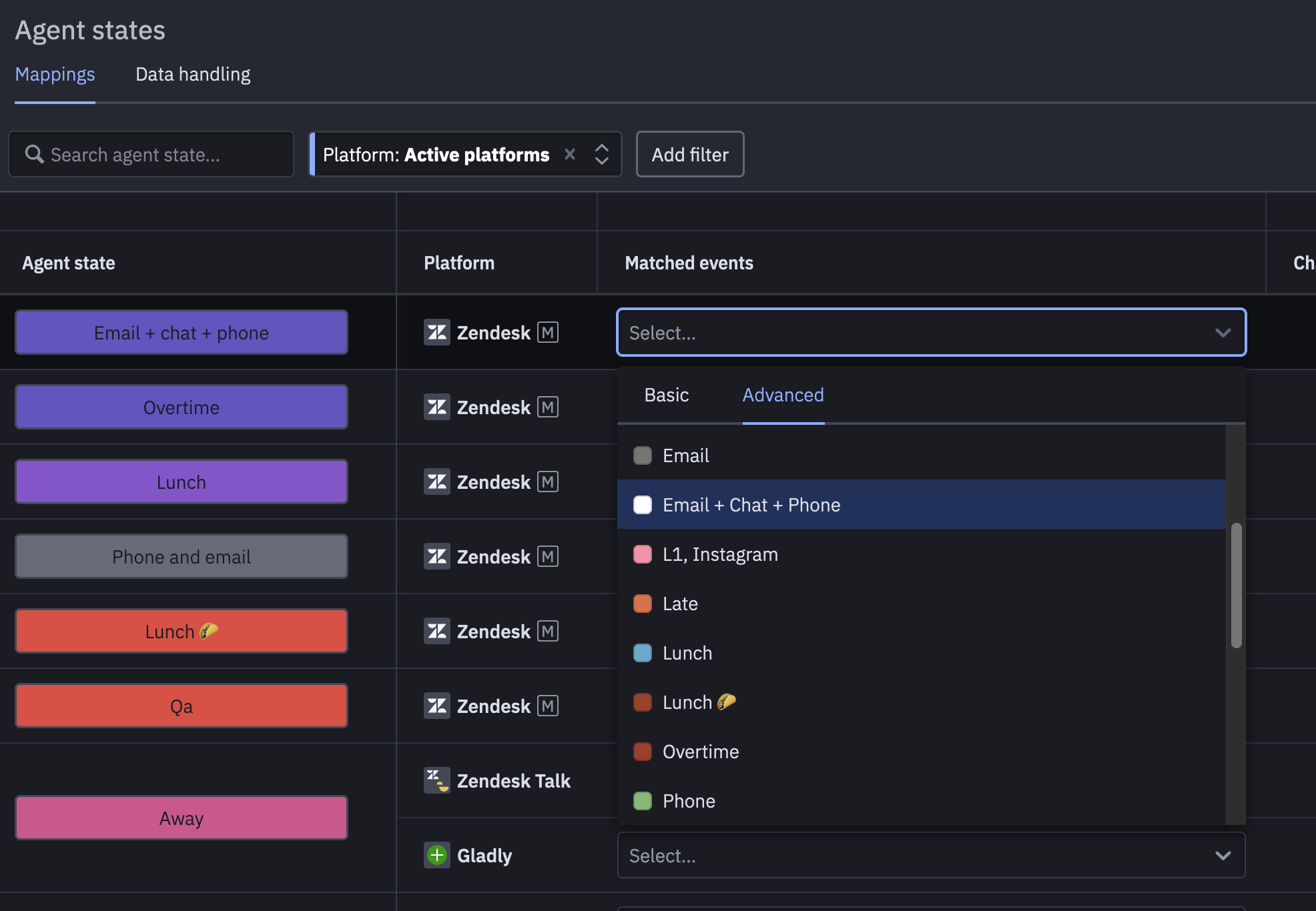 Configuring agent state mappings – Assembled