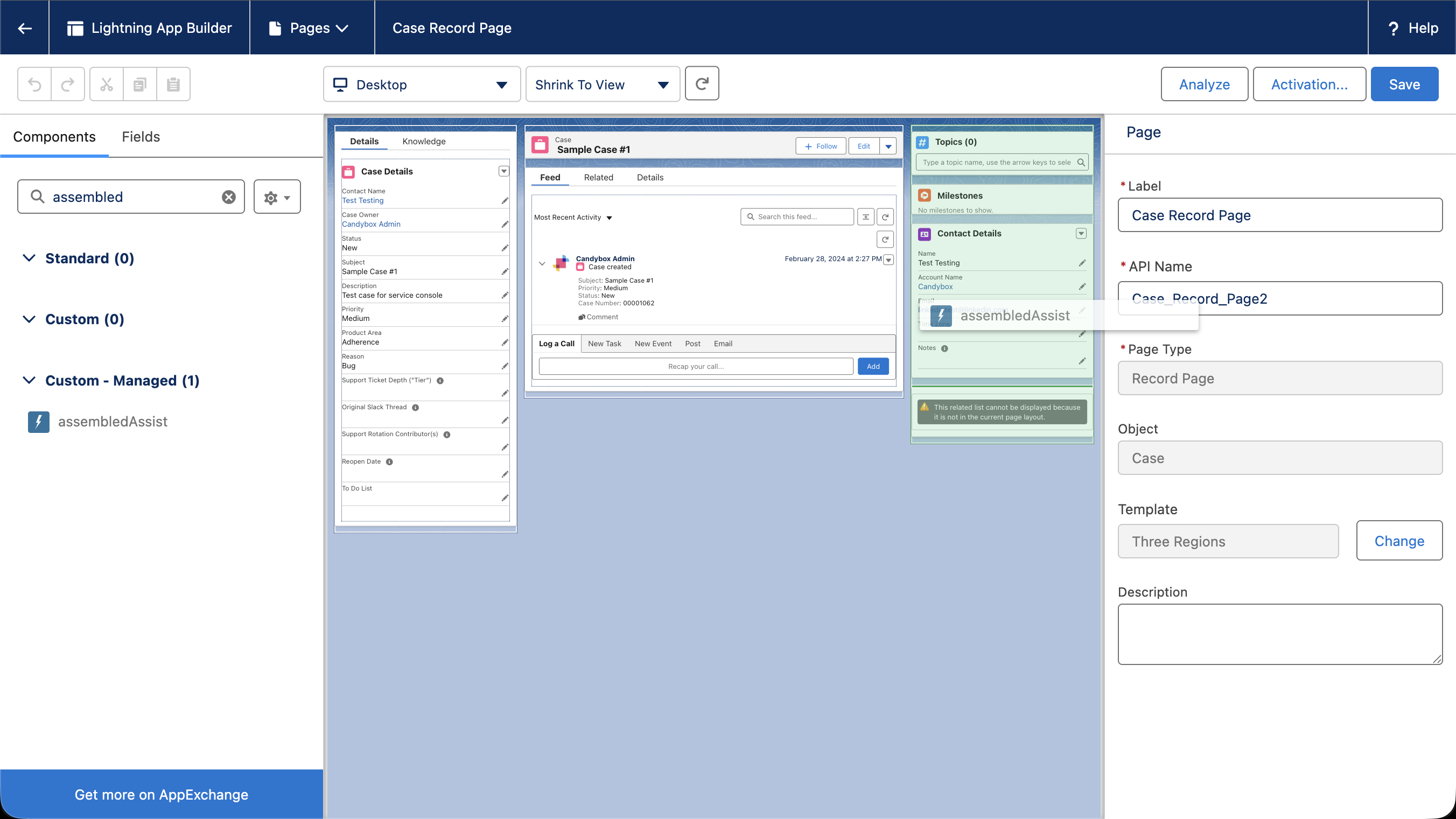 Installing the Assembled Copilot for Salesforce Service Cloud – Assembled