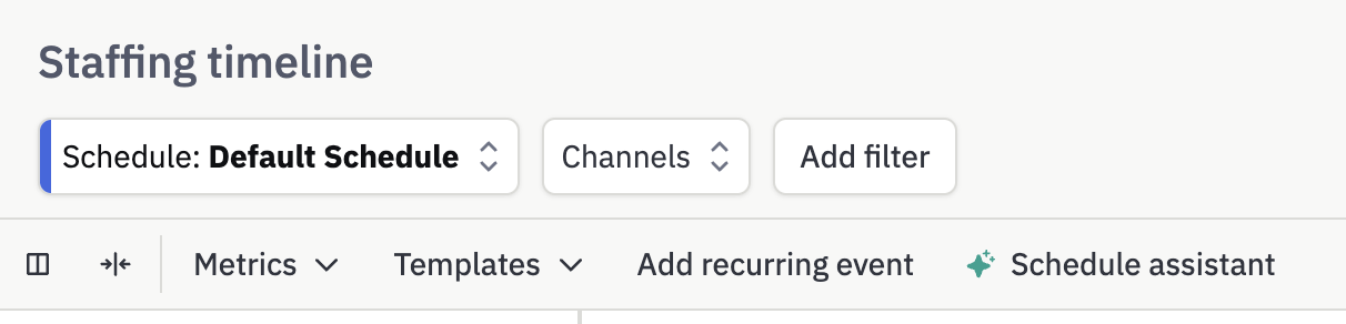 How does the schedule assistant work? – Assembled